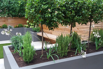 Breeze Garden Design - Diagonal Garden Design, Ealing, West London