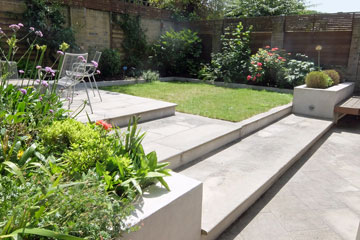 Breeze Garden Design - Diagonal Garden Design, Ealing, West London